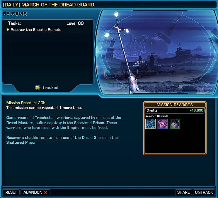 SWTOR Section X Daily Area Guide - VULKK.com