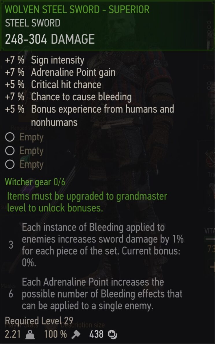 How to get the Superior Wolven Gear in The Witcher 3 (Wolf School Set) - VULKK.com