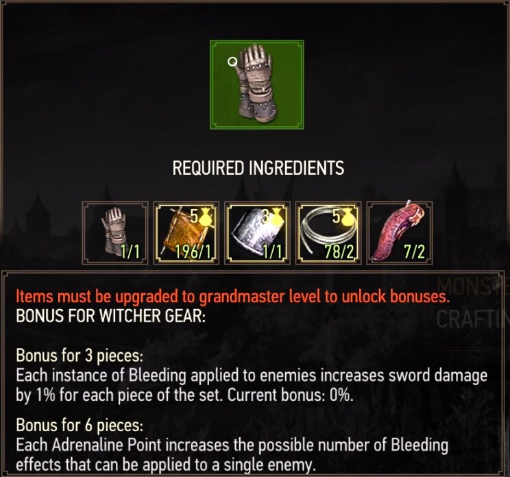 How to get the Mastercrafted Wolven Gear in The Witcher 3 (Wolf School ...