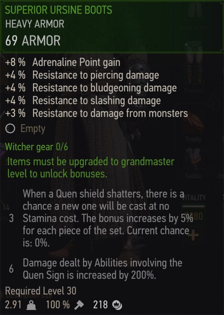 How to get Superior Ursine Gear in The Witcher 3 (Bear School Tier 3 Upgrade) - VULKK.com