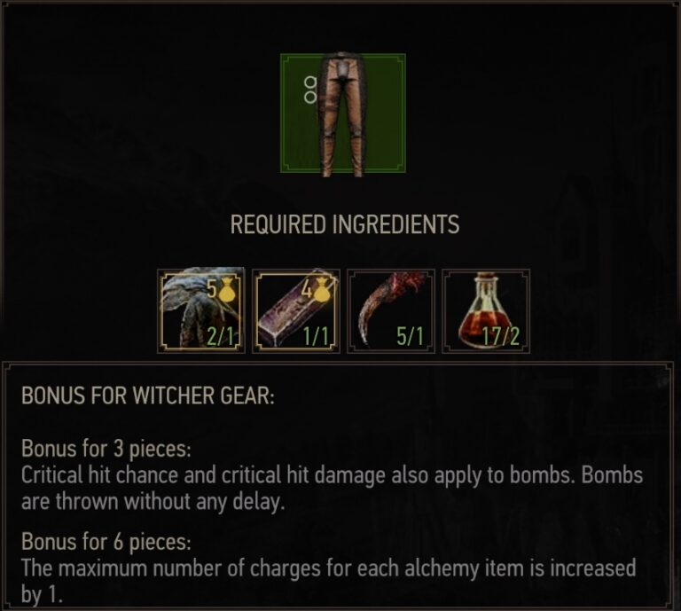 How to get the Manticore Gear in The Witcher 3 - VULKK.com