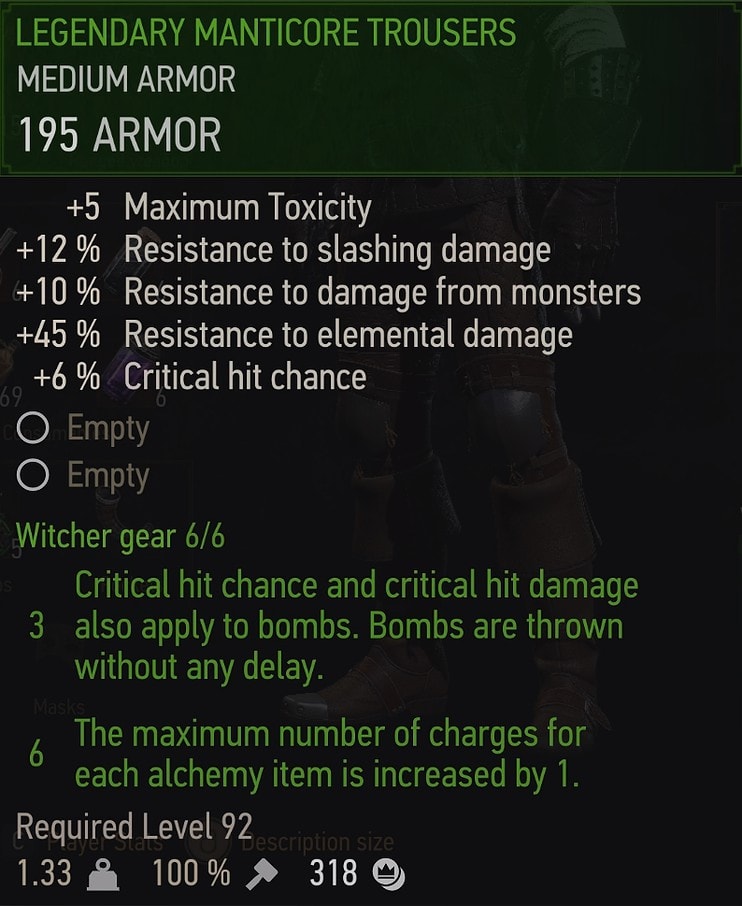 How to get the Manticore Gear in The Witcher 3 - VULKK.com