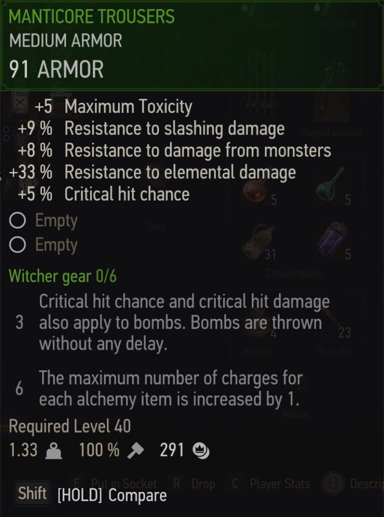 How to get the Manticore Gear in The Witcher 3 - VULKK.com