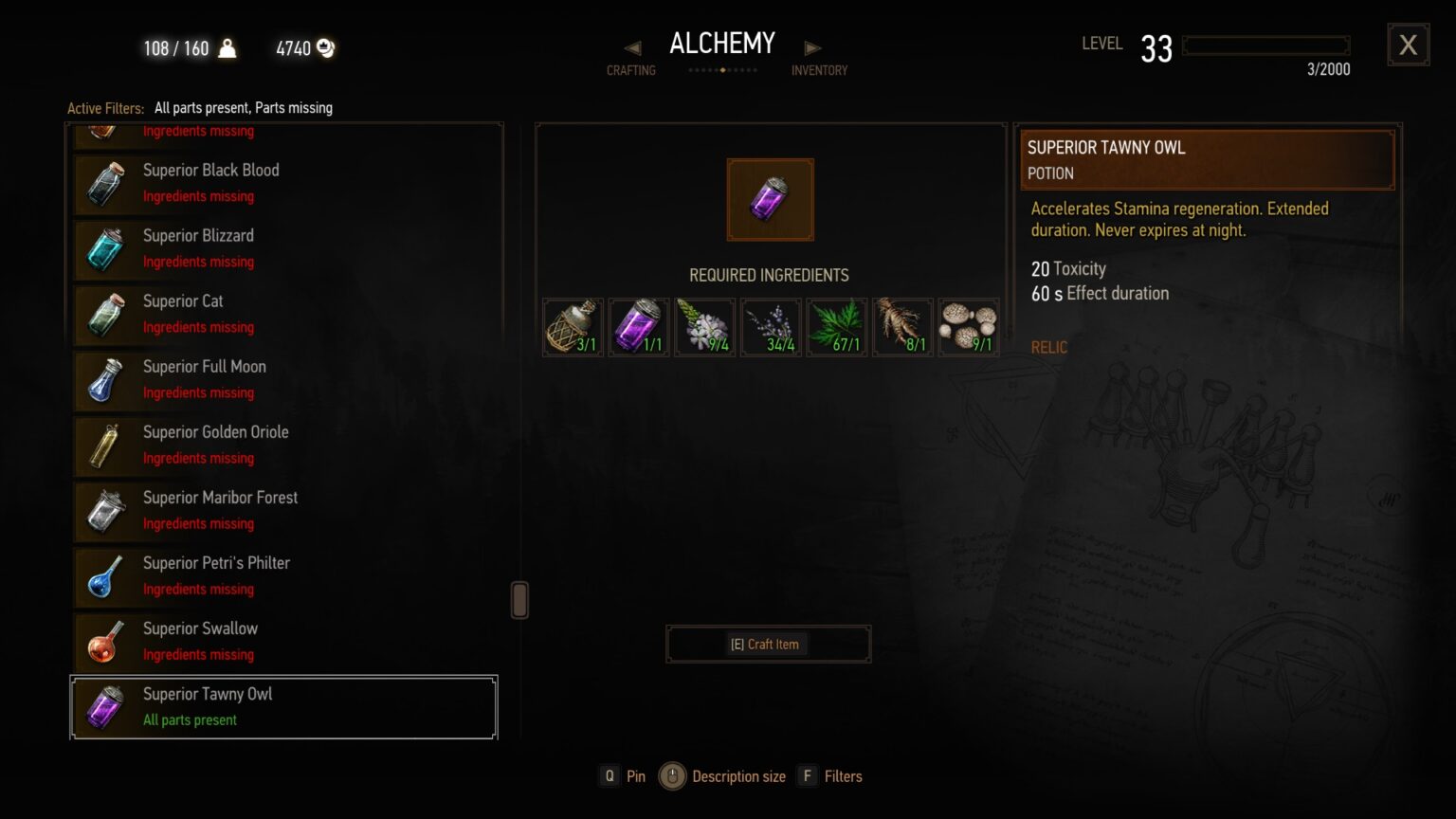 Full Witcher 3 Potions Catalog and Locations Guide - VULKK.com