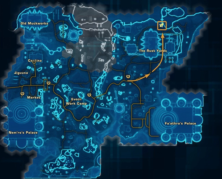 SWTOR Hutta Datacron Locations Guide - VULKK.com