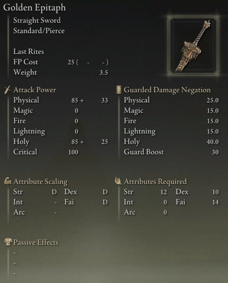 Full Elden Ring Straight Swords Catalog and Locations Guide - VULKK.com