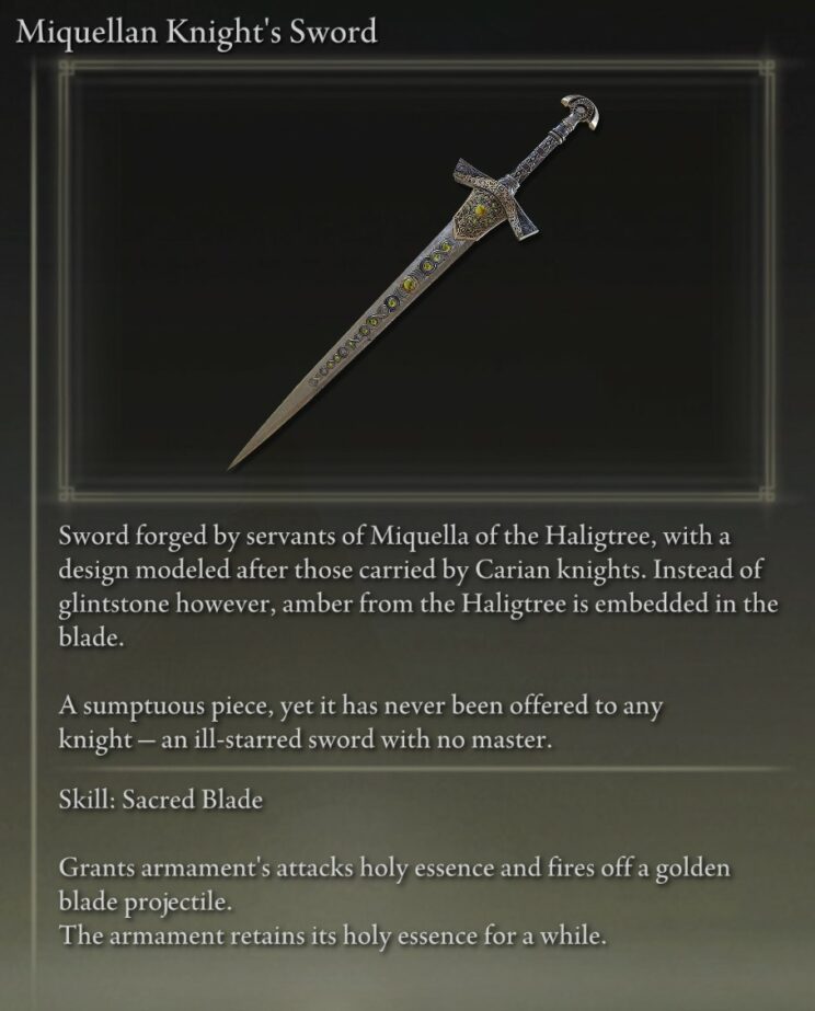 Full Elden Ring Straight Swords Catalog and Locations Guide - VULKK.com