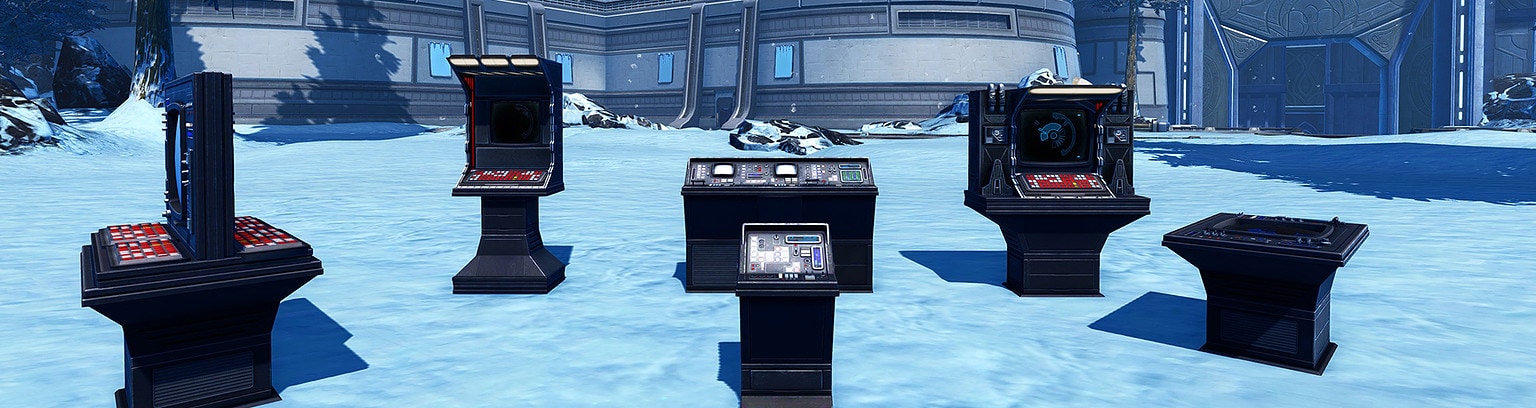 SWTOR Imperial Console Decoration Bundle Overview - VULKK.com