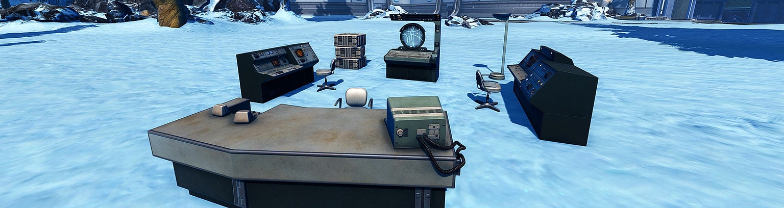 SWTOR Security Office Decoration Bundle Overview - VULKK.com