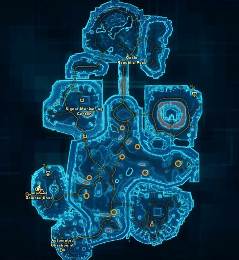 SWTOR Belsavis Datacron Locations Guide - VULKK.com