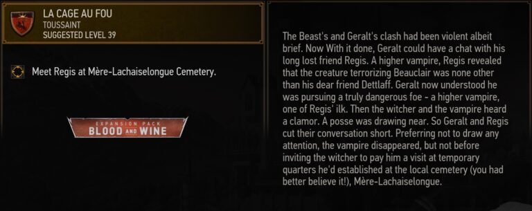 The Witcher 3 La Cage au Fou Guide: How to save the Wight - VULKK.com