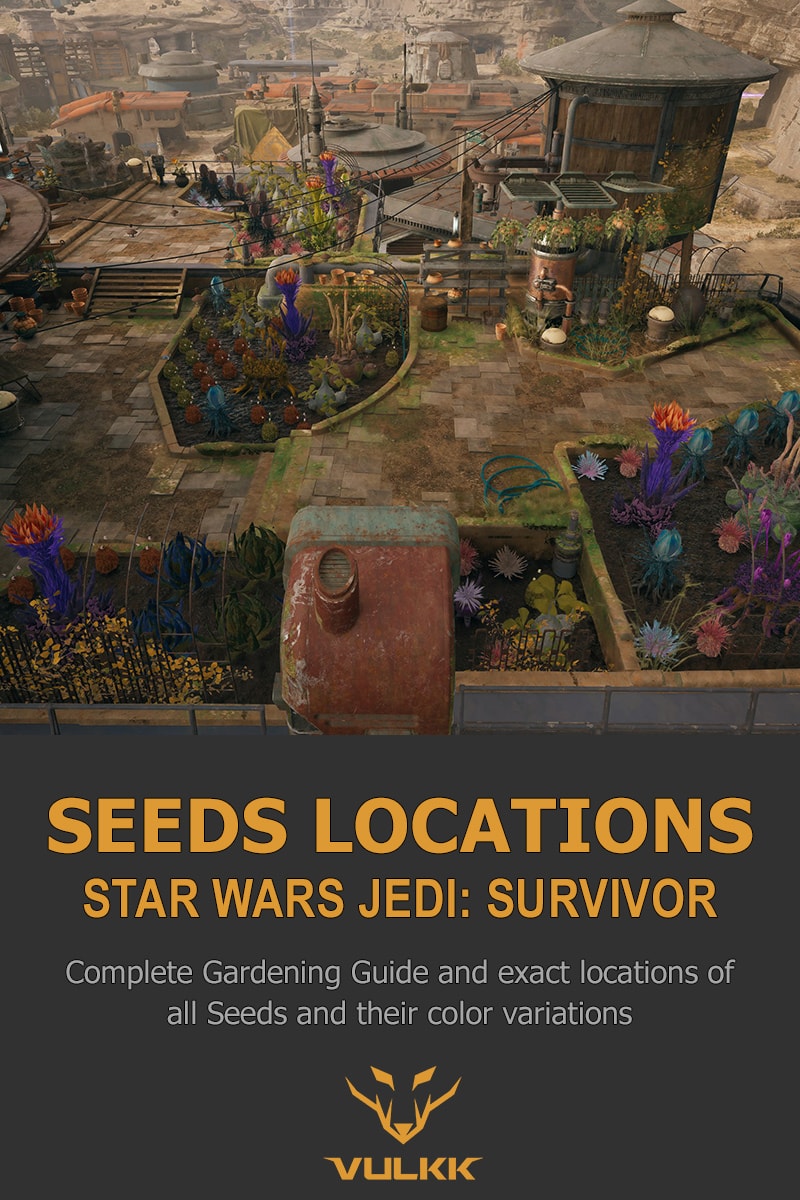Star Wars Jedi: Survivor Gardening and Seed Locations Guide - VULKK.com