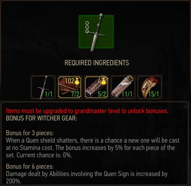 How to get Mastercrafted Ursine Gear in The Witcher 3 (Bear Set ...