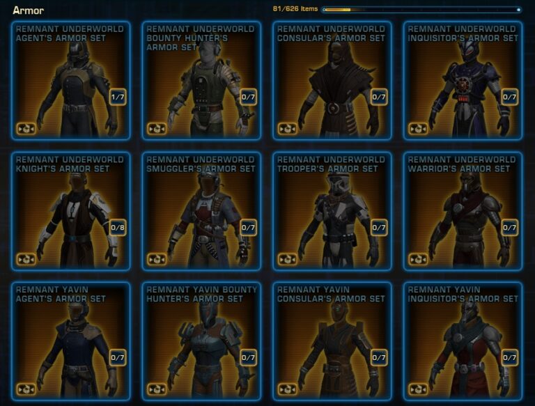 How to Create a Unique and Original Outfit in SWTOR - VULKK.com