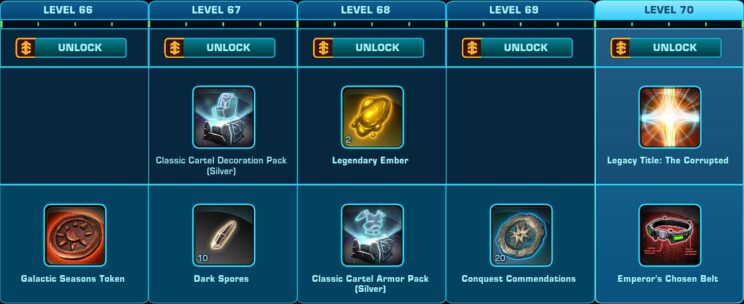SWTOR Galactic Season 5 Guide and Rewards List - VULKK.com
