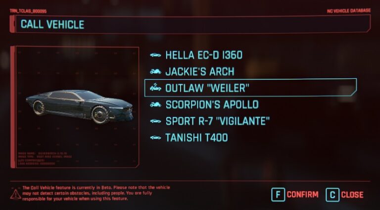 How to get a Free Outlaw Car in Cyberpunk 2077 Phantom Liberty - VULKK.com