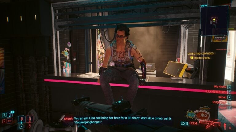 Dazed And Confused Walkthrough: How to get Lina Malina's Bike - VULKK.com