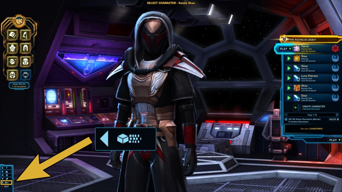 How to Start Out or Transfer a Character on a New SWTOR Server - VULKK.com