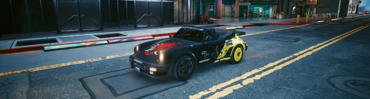How to get the Porsche 911 Turbo Cabriolet in Cyberpunk 2077 - VULKK.com