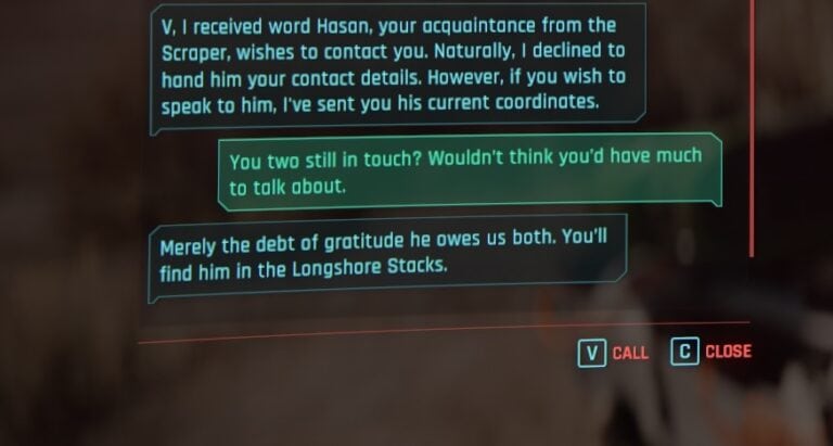 Prototype In The Scraper Walkthrough: Should you Let Hasan Go, Cyberpunk 2077 Phantom Liberty ...