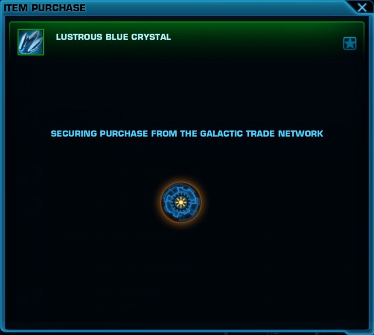 SWTOR Galactic Trade Network Guide - VULKK.com