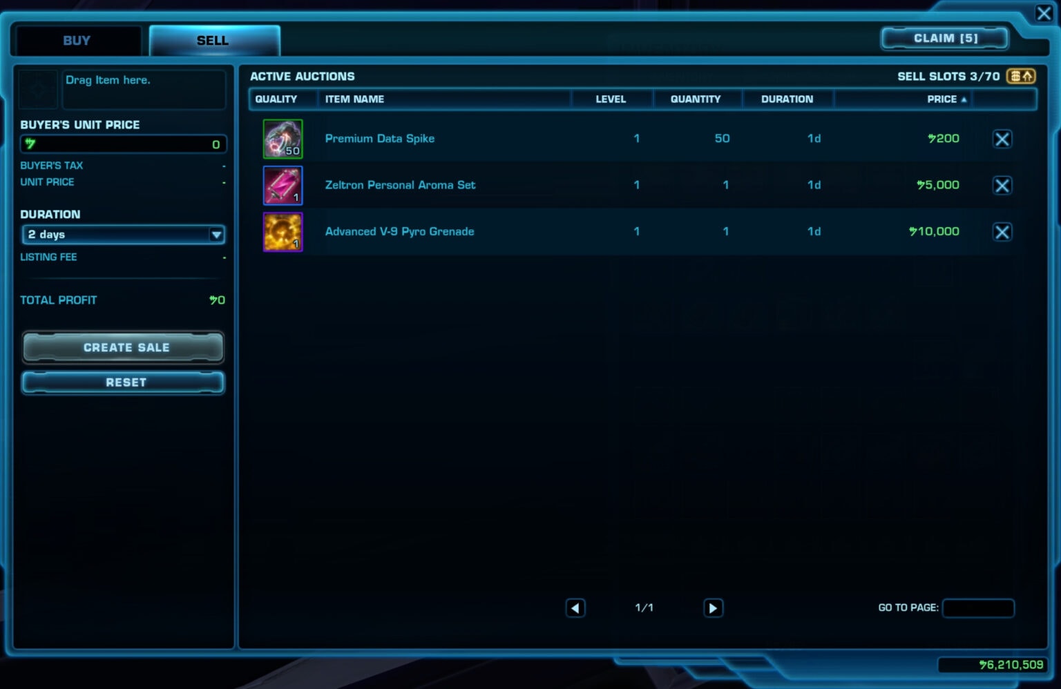 SWTOR Galactic Trade Network Guide - VULKK.com