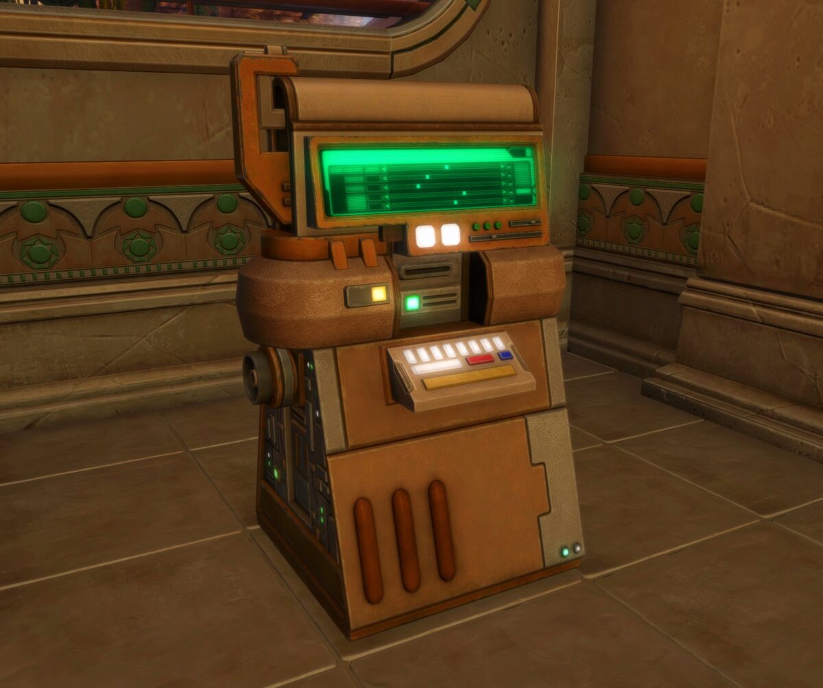 SWTOR Copero Stronghold Utility Decoration Bundle Overview - VULKK.com