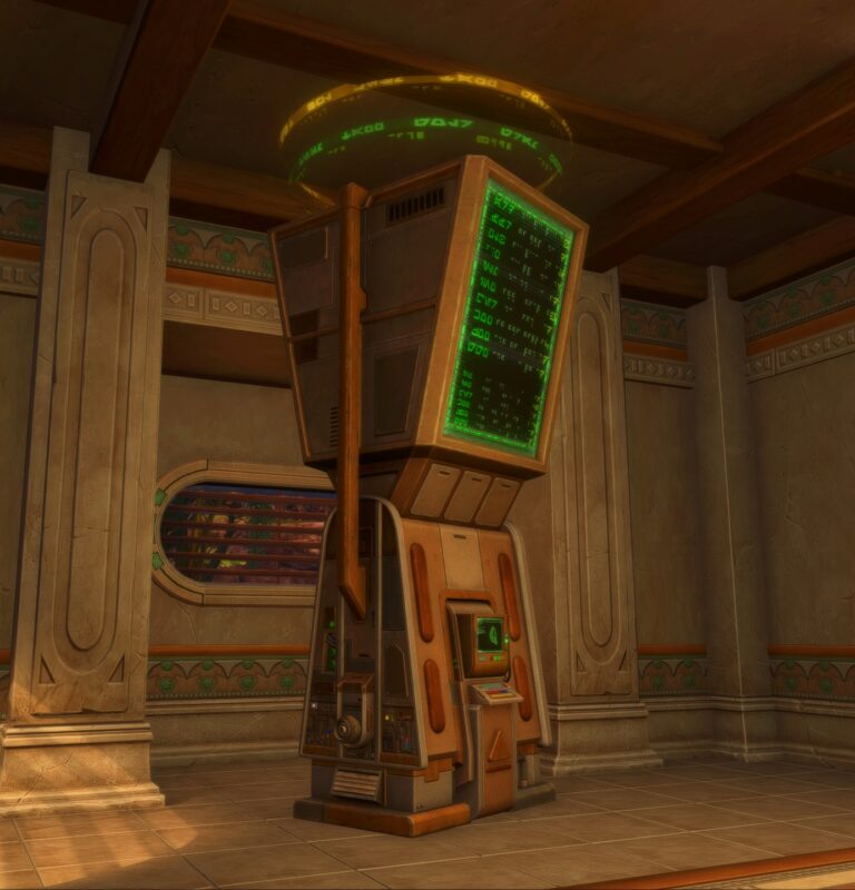 SWTOR Copero Stronghold Utility Decoration Bundle Overview - VULKK.com