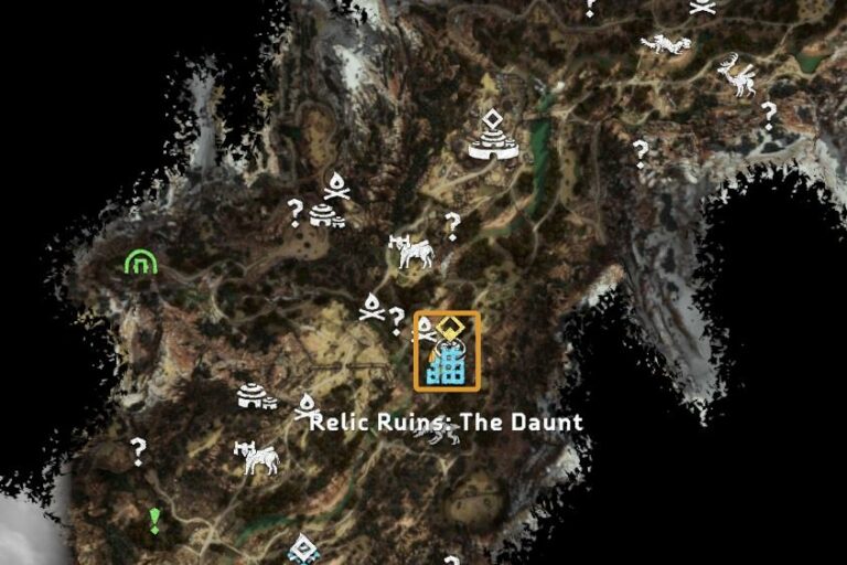 Horizon Forbidden West Relic Ruins: The Daunt Walkthrough - VULKK.com