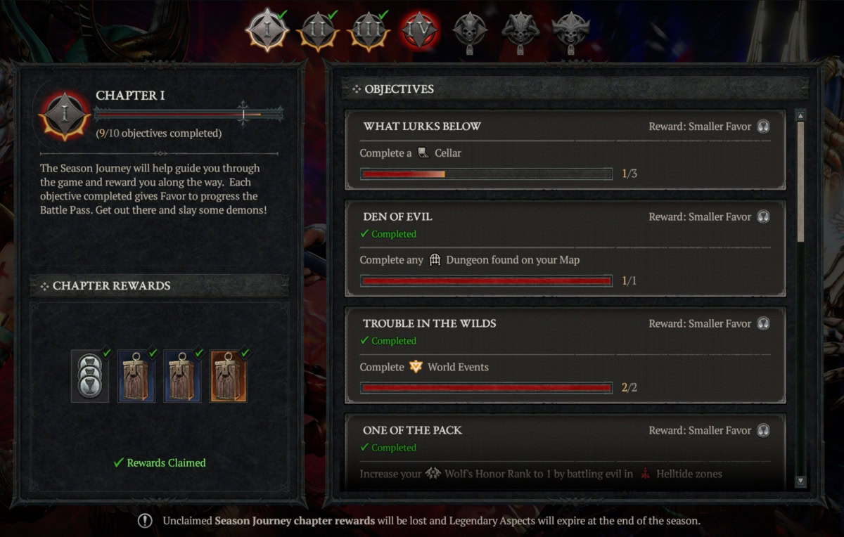 Diablo 4 Season 4 Guide and Rewards List - VULKK.com