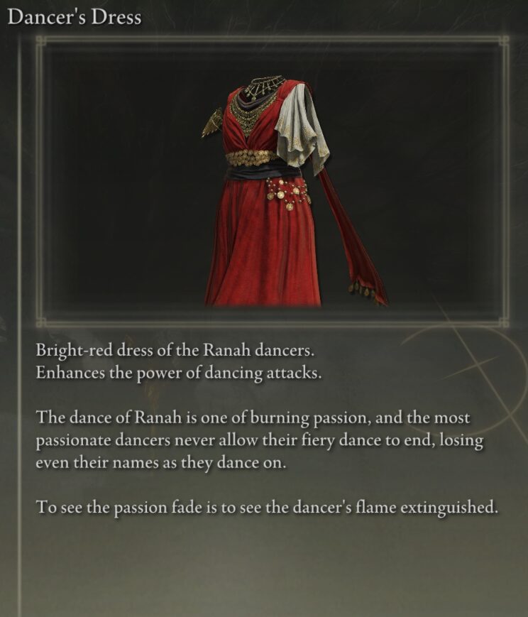 Dancer Armor Set and Dancing Blade of Ranah: Overview & Stats - VULKK.com