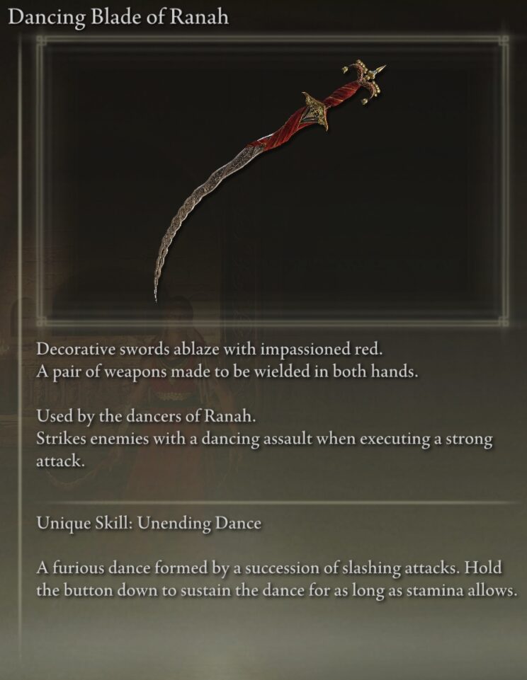 Dancer Armor Set and Dancing Blade of Ranah: Overview & Stats - VULKK.com