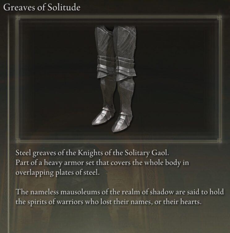 Armor of Solitude Set and Greatsword of Solitude: Overview & Stats ...