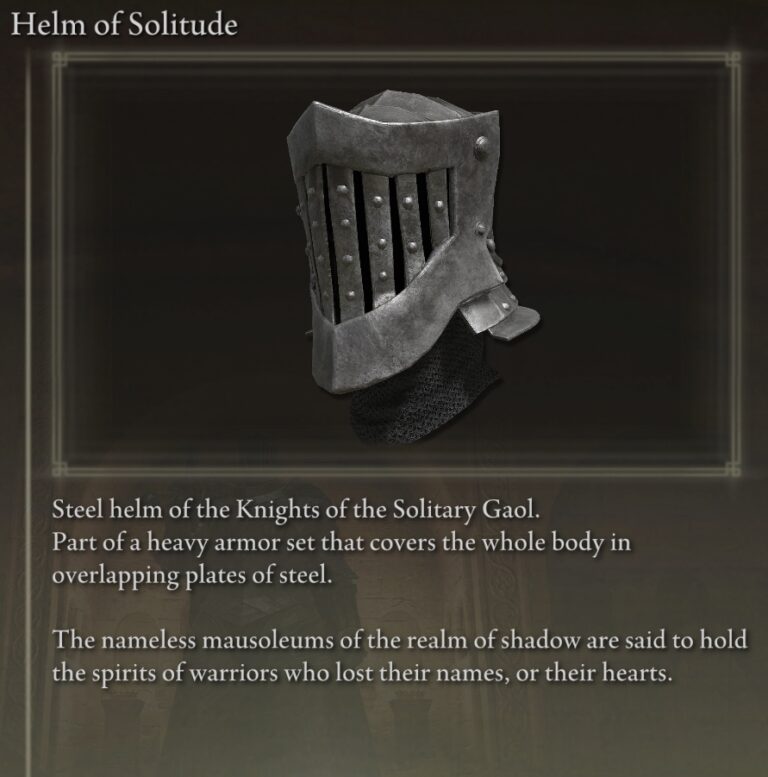 Armor of Solitude Set and Greatsword of Solitude: Overview & Stats ...