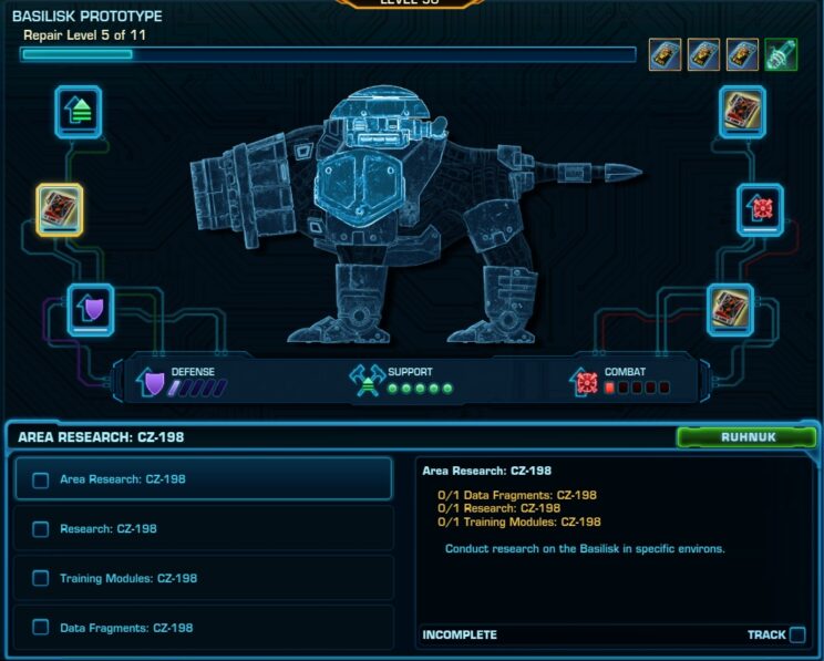 SWTOR Basilisk Prototype Ventures Guide - VULKK.com