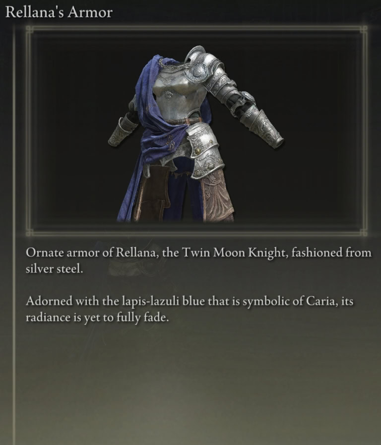 Relanna's Armor Set and Rellana's Twin Blades: Overview & Stats - VULKK.com
