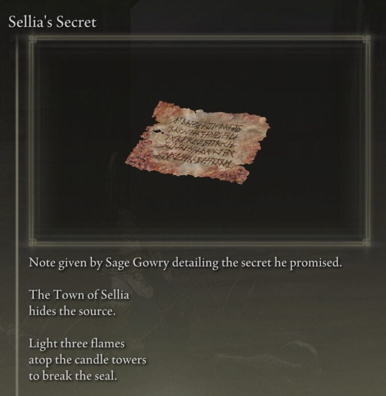 Elden Ring Sellia, Town of Sorcery, Torch Puzzle, and Item Locations ...