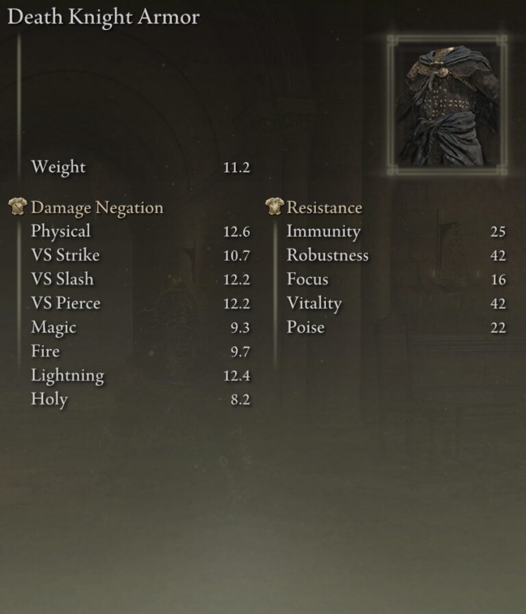 Death Knight Armor Set and Twin Axes: Overvierw and Stats - VULKK.com