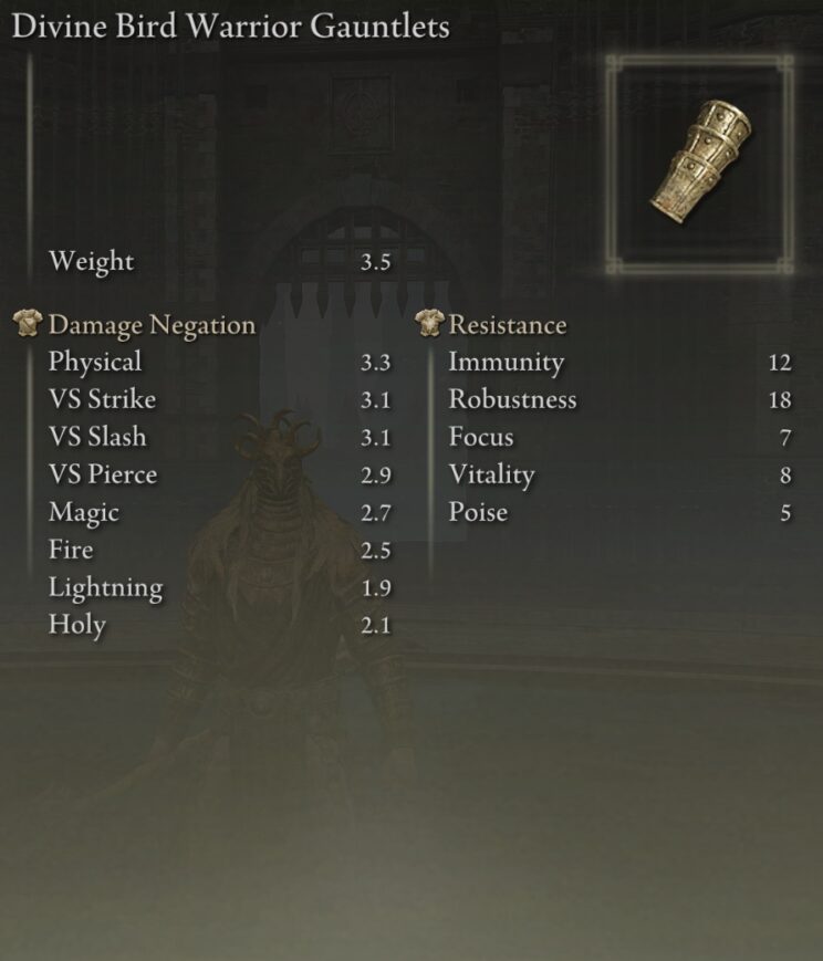 Divine Bird Warrior Armor Set and Accessories: Overview & Stats - VULKK.com