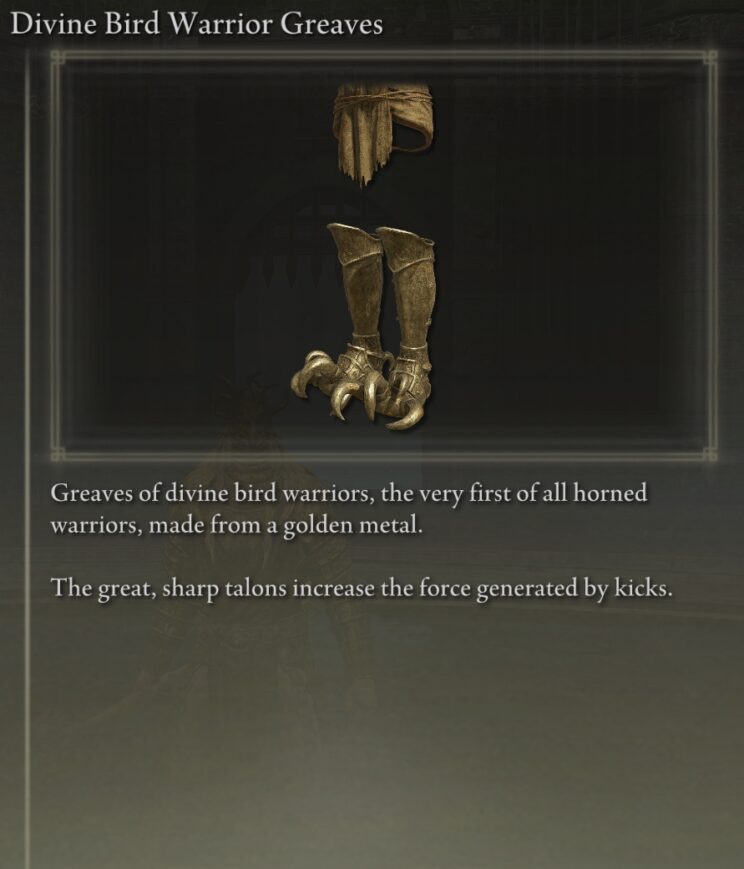 Divine Bird Warrior Armor Set and Accessories: Overview & Stats - VULKK.com