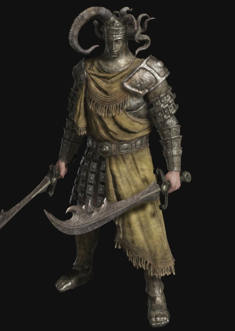 Horned Warrior Armor Set and Swords: Overview & Stats - VULKK.com