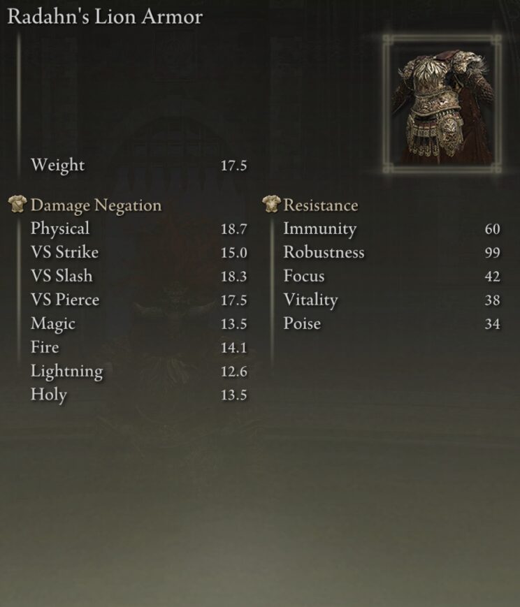 Elden Ring Old Radahn vs Young Lion Armor Sets and Weapons: Side-by ...