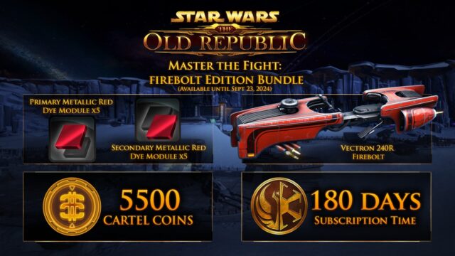 SWTOR Master the Fight: Firebolt Edition Bundle Overview - VULKK.com