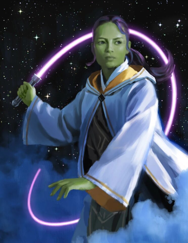Who is Vernestra Rwoh, the Mirialan Jedi with a Lightsaber Whip in The ...