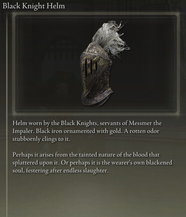 Black Knight Armor Set and Weapons: Overview & Stats - VULKK.com
