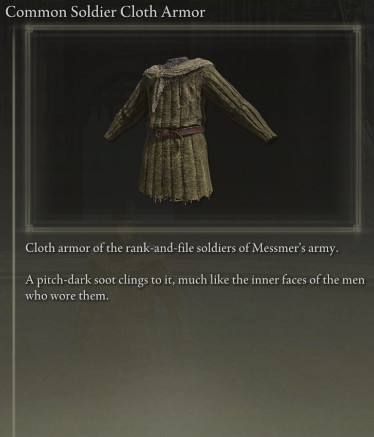 Shadow of the Erdtree All Messmer's Soldiers Armor Sets and Equipment ...