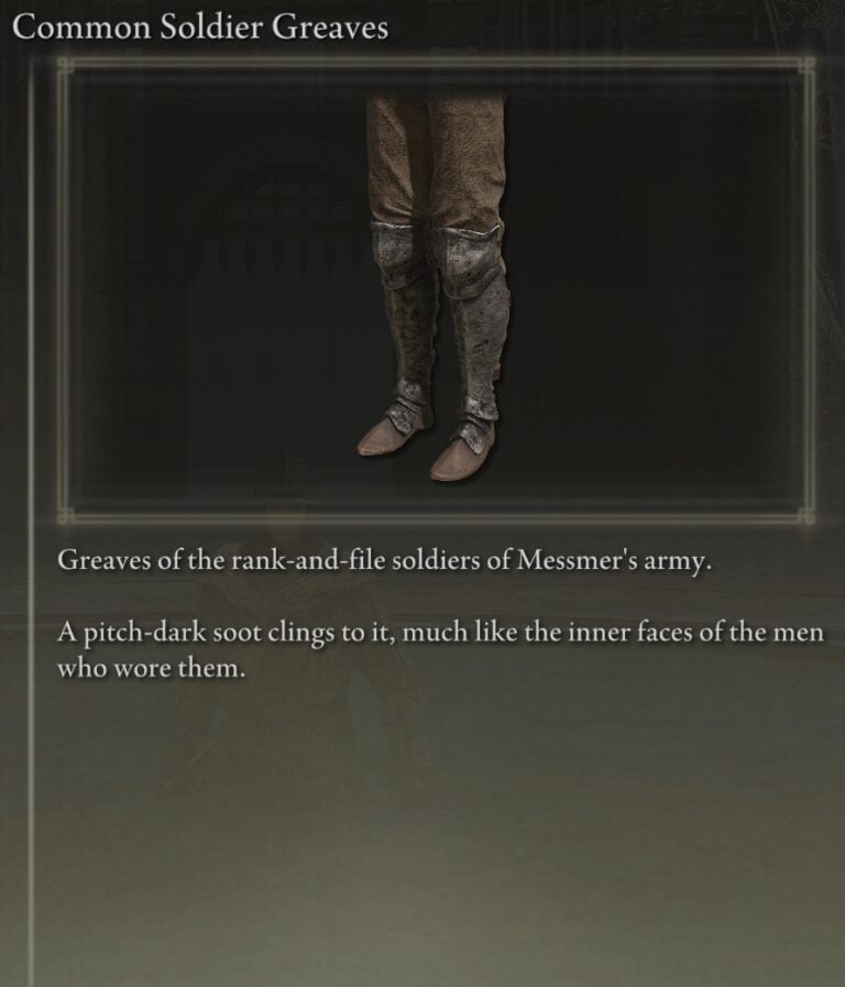 Shadow of the Erdtree All Messmer's Soldiers Armor Sets and Equipment ...
