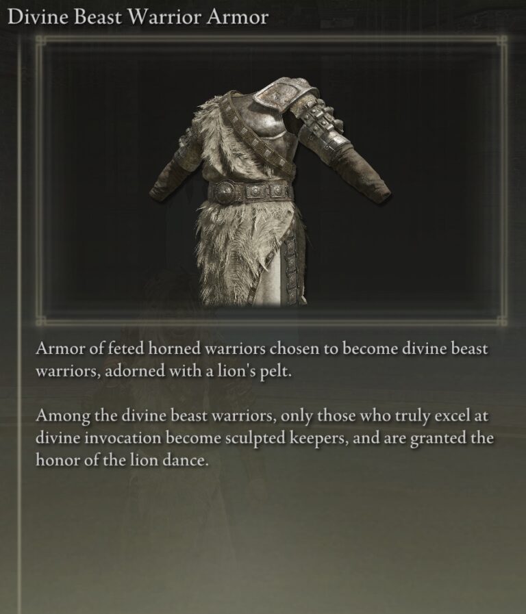 Divine Beast Warrior Armor Set and Horned Warrior Greatsword: Overview ...