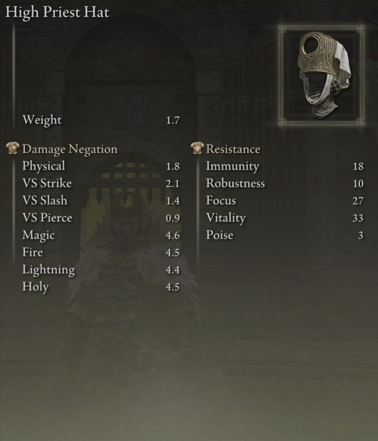 High Priest Armor Set and Maternal Staff: Overview & Stats - VULKK.com