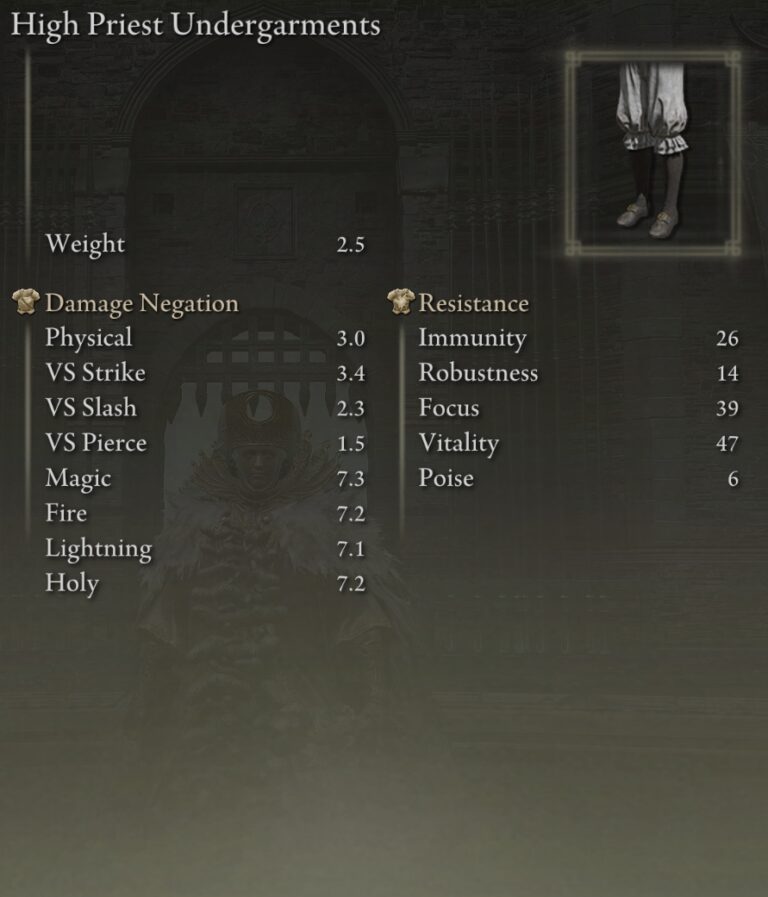 High Priest Armor Set and Maternal Staff: Overview & Stats - VULKK.com